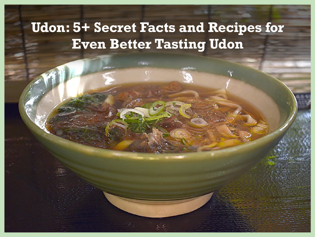 Udon: 5+ Secret Facts and Recipes for Even Better Tasting Udon – APEX S.K.