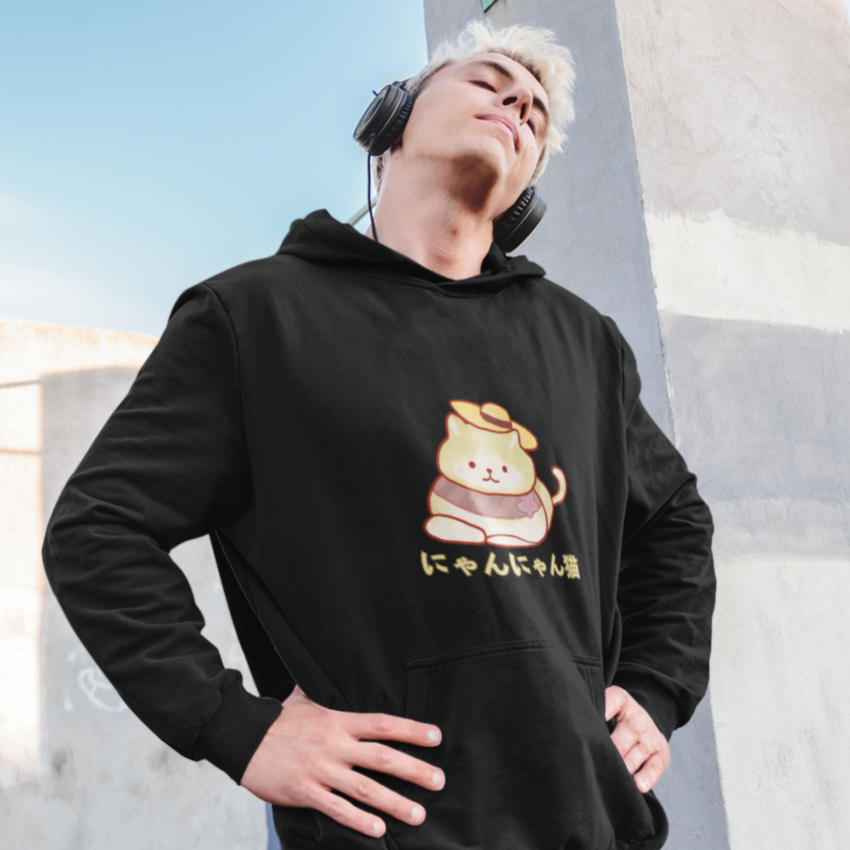 Cat Hoodie: Nyan Nyan Neko Delight - Adorable Cat Art and Cozy Comfort ...