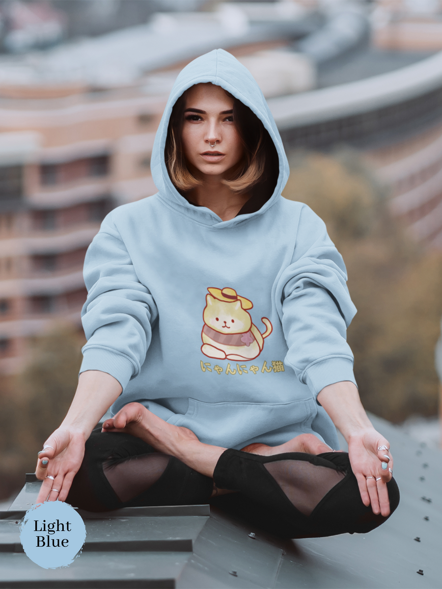 Cat Hoodie: Nyan Nyan Neko Delight - Adorable Cat Art and Cozy Comfort ...
