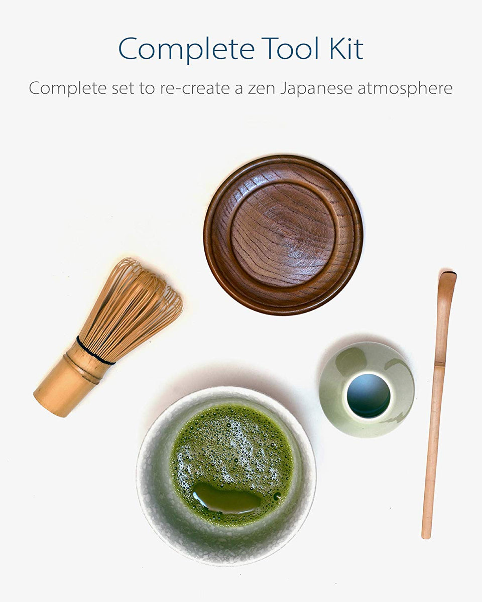 Authentic Ceramic Matcha Tool Kit Set with Bamboo Tools – APEX S.K.